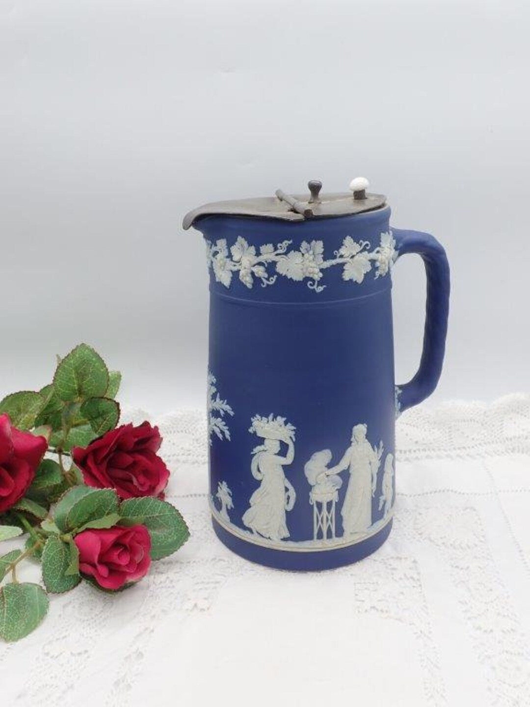 Wedgwood Jasperware Pitcher C1800s, Stoneware, Jasperware, Jasper Ware ...