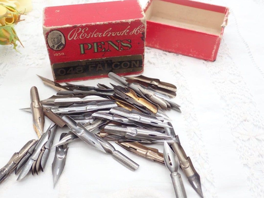 Antique Calligraphy Nibs & Original Box, Esterbrook Pens, Calligraphy ...