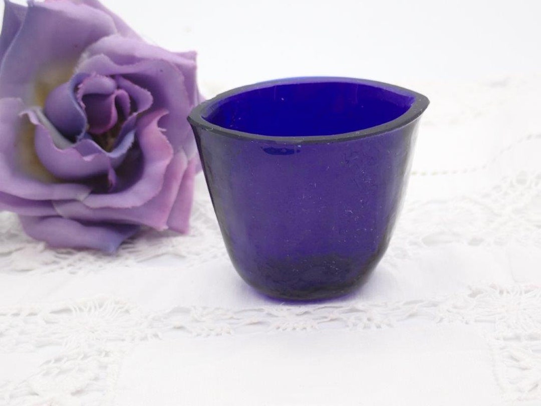 Antique Cobalt Blue Glass Eye Bath, Glass Eye Bath, Antique Glass ...