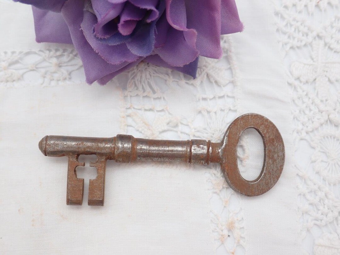 LARGE Antique Gothic Key, 3 Antique Key, Gothic Key, Genuine Antique ...