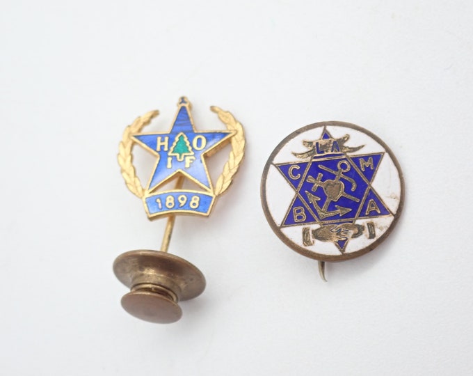 Odd Fellows Pin Enamel Pins Fraternity Pin Men's Club - Etsy