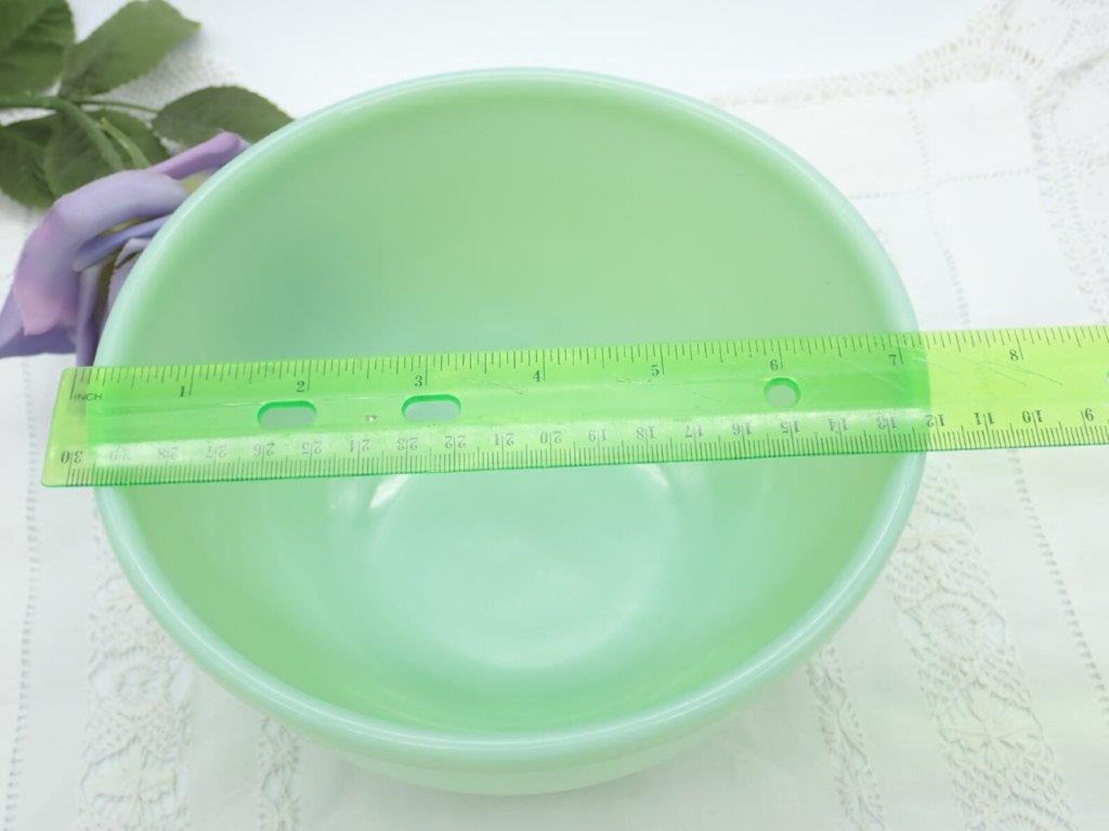 Jadeite Bowl 7 Jadeite Mixing Bowl Plain Jadeite Bowl - Etsy