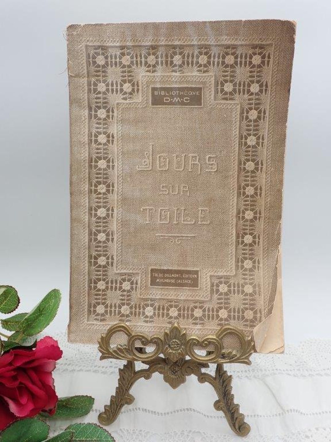 Jours Sur Toile, French Lace Book, Lace Making Book, Book in French ...