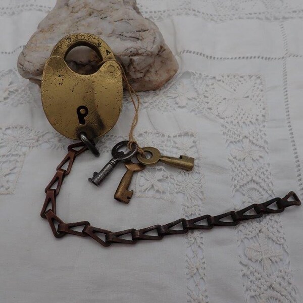 Antique Padlock - Etsy