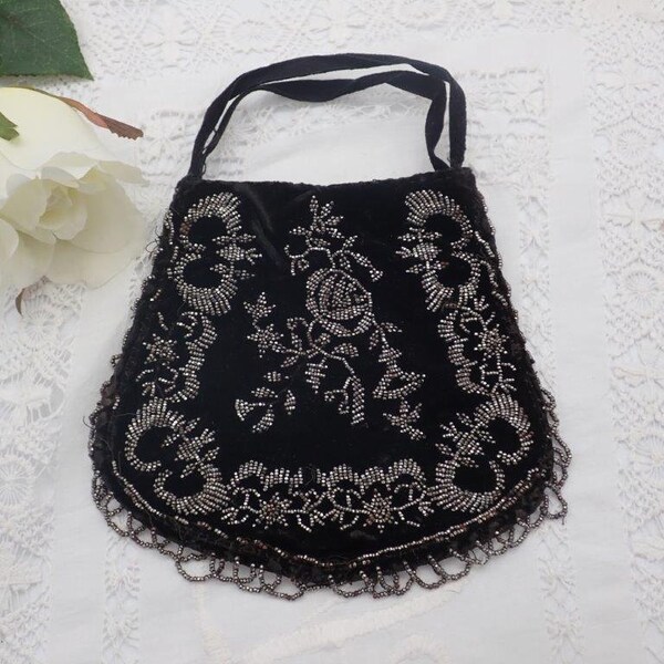 Antique Beaded Purse - Etsy