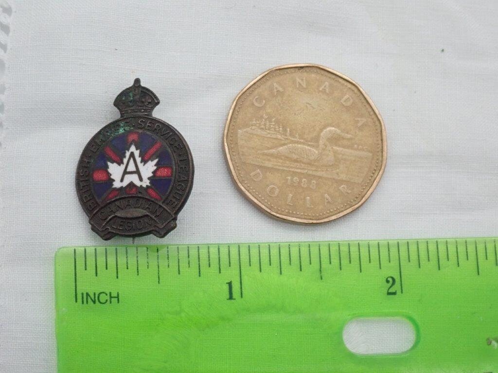 British Empire Service League Pin Enamel Pins JR Gaunt WWI - Etsy Canada