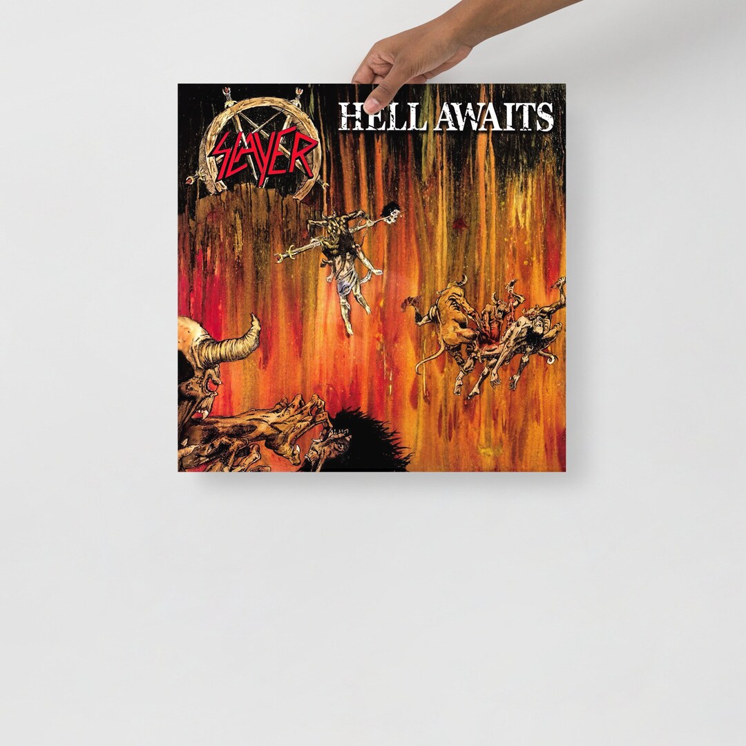 Slayer - Hell Awaits Poster - Etsy