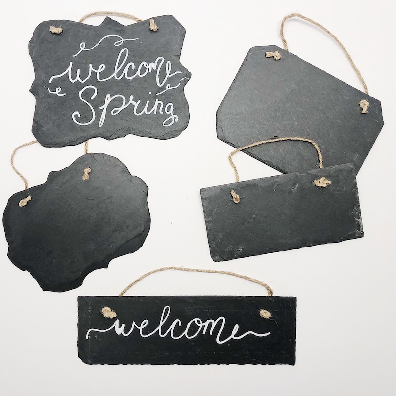 Slate Welcome Sign - Etsy
