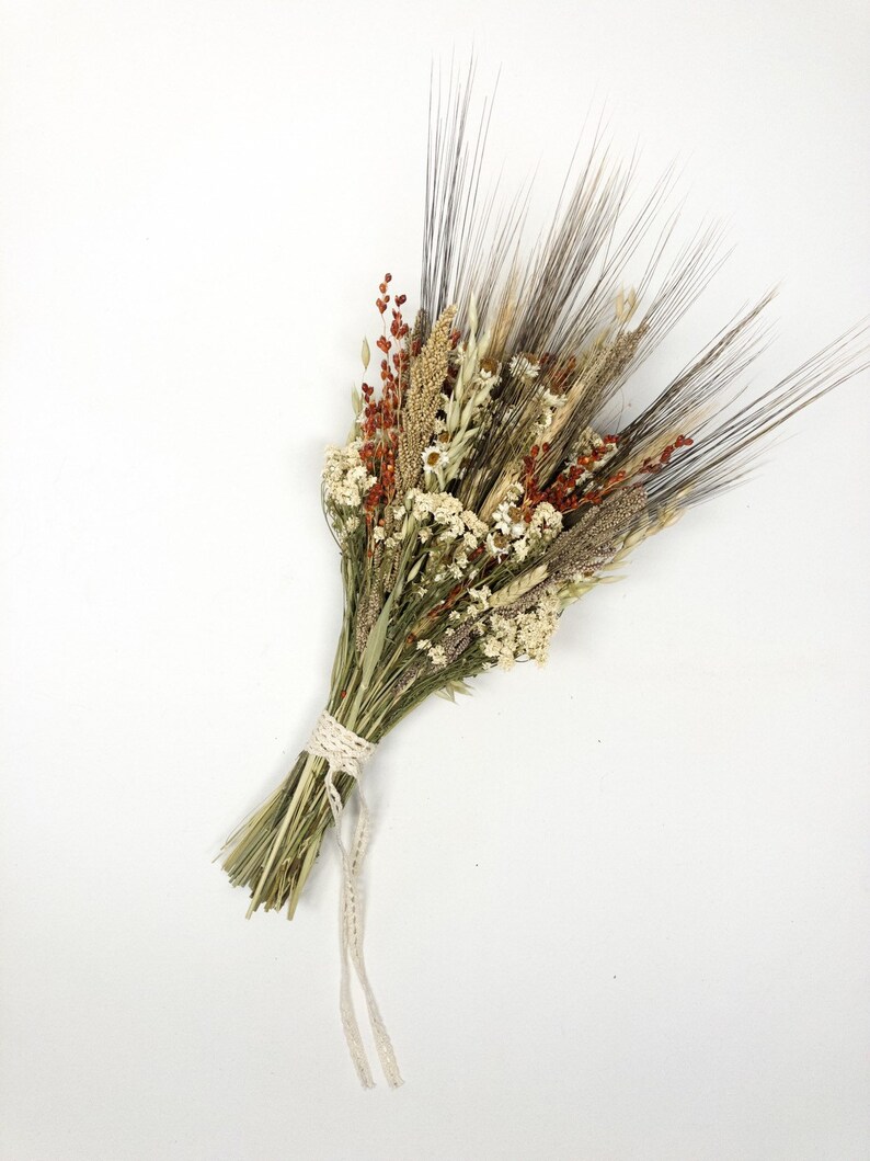 Fall Wedding Bouquet Fall Collection Wheat Grass Millet - Etsy