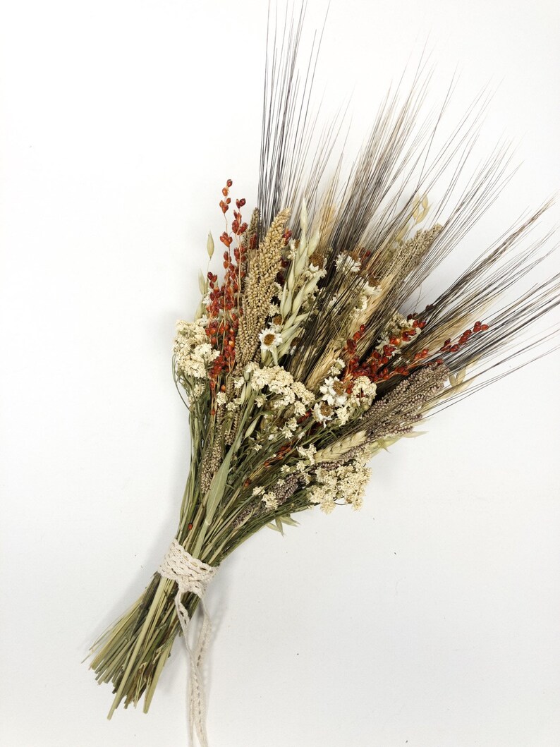 Fall Wedding Bouquet Fall Collection Wheat Grass Millet - Etsy