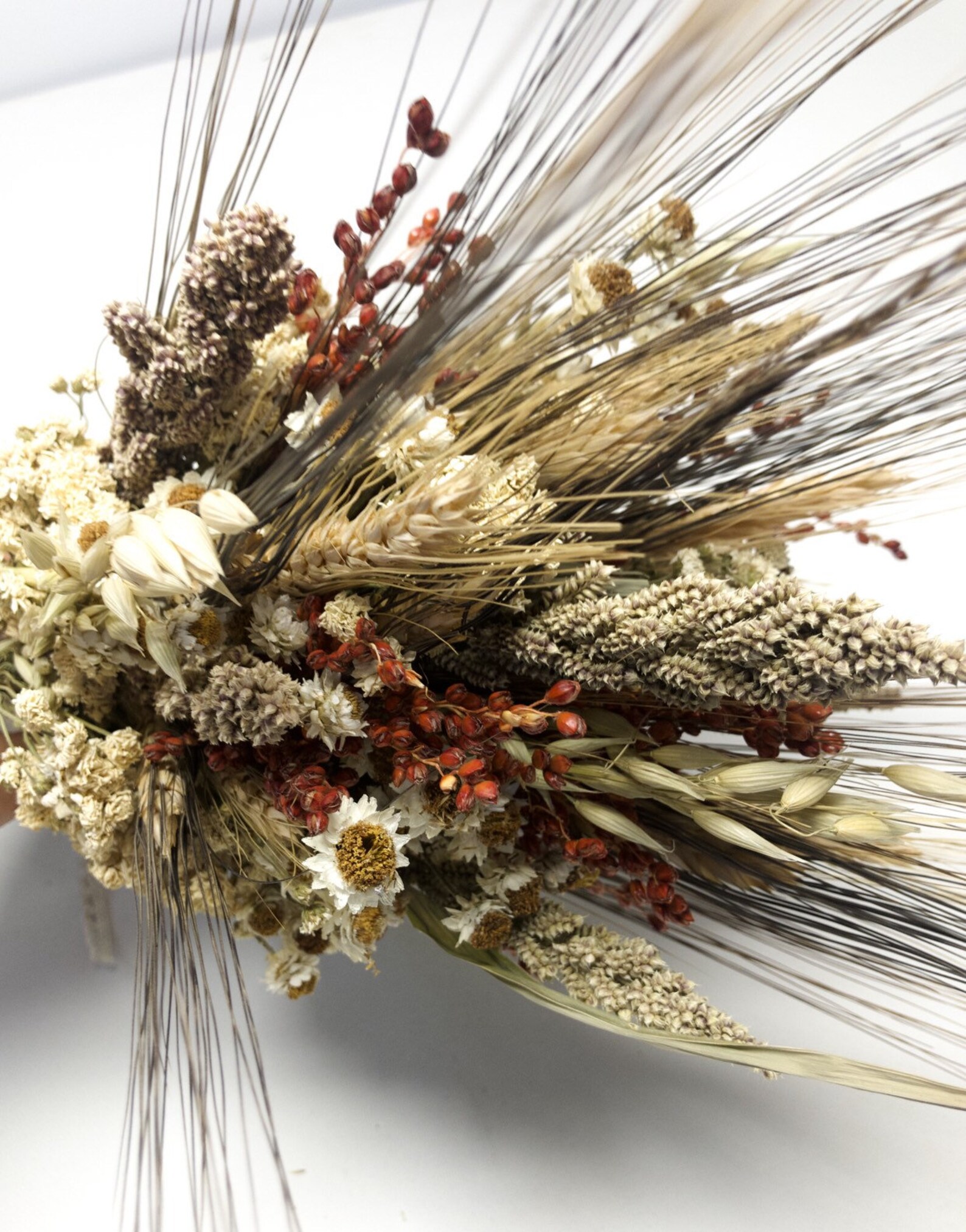 Fall Wedding Bouquet Fall Collection Wheat Grass Millet - Etsy