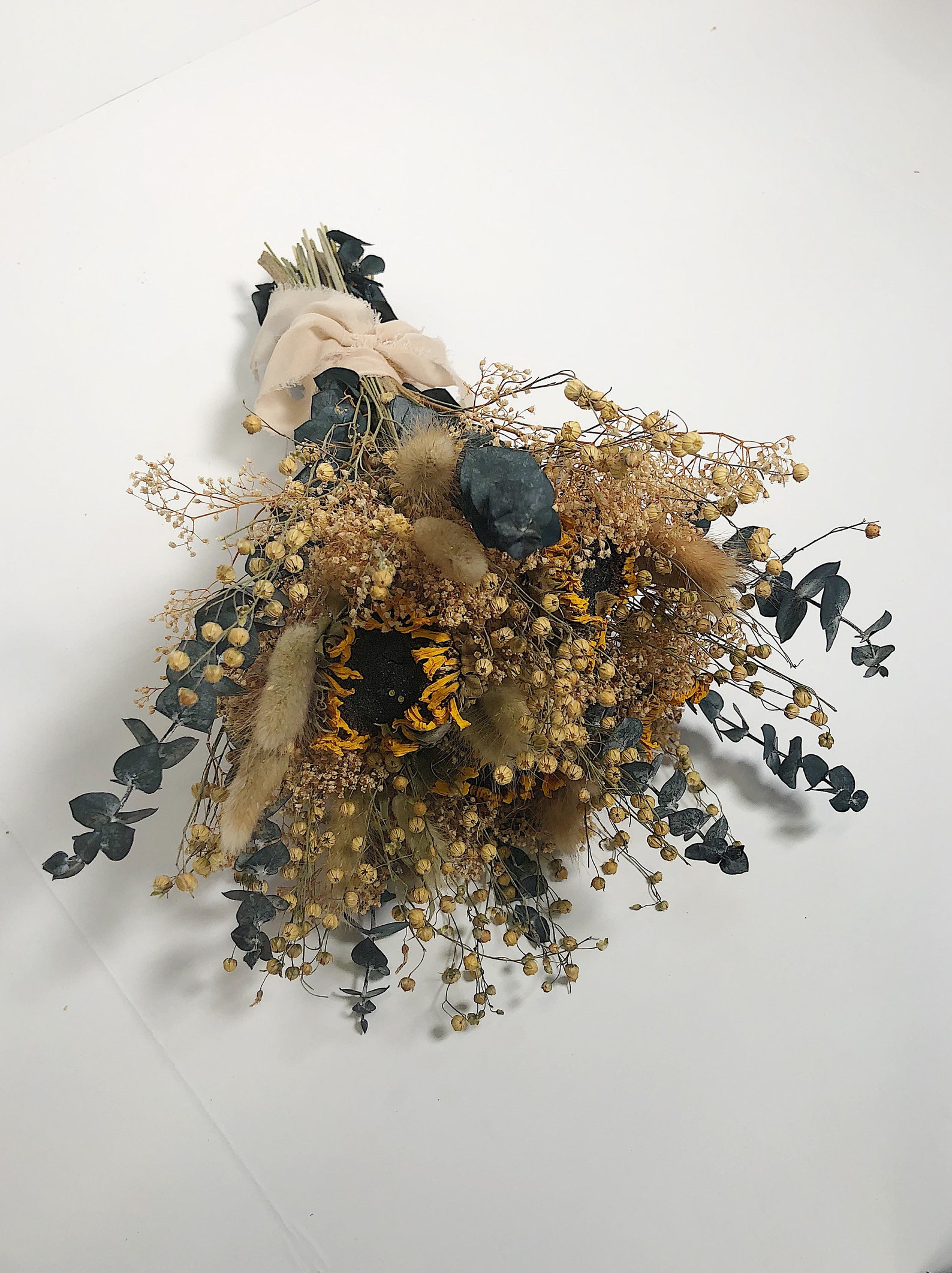 Sunflower Floral Bouquet Dried Flowers Preserved Floral - Etsy