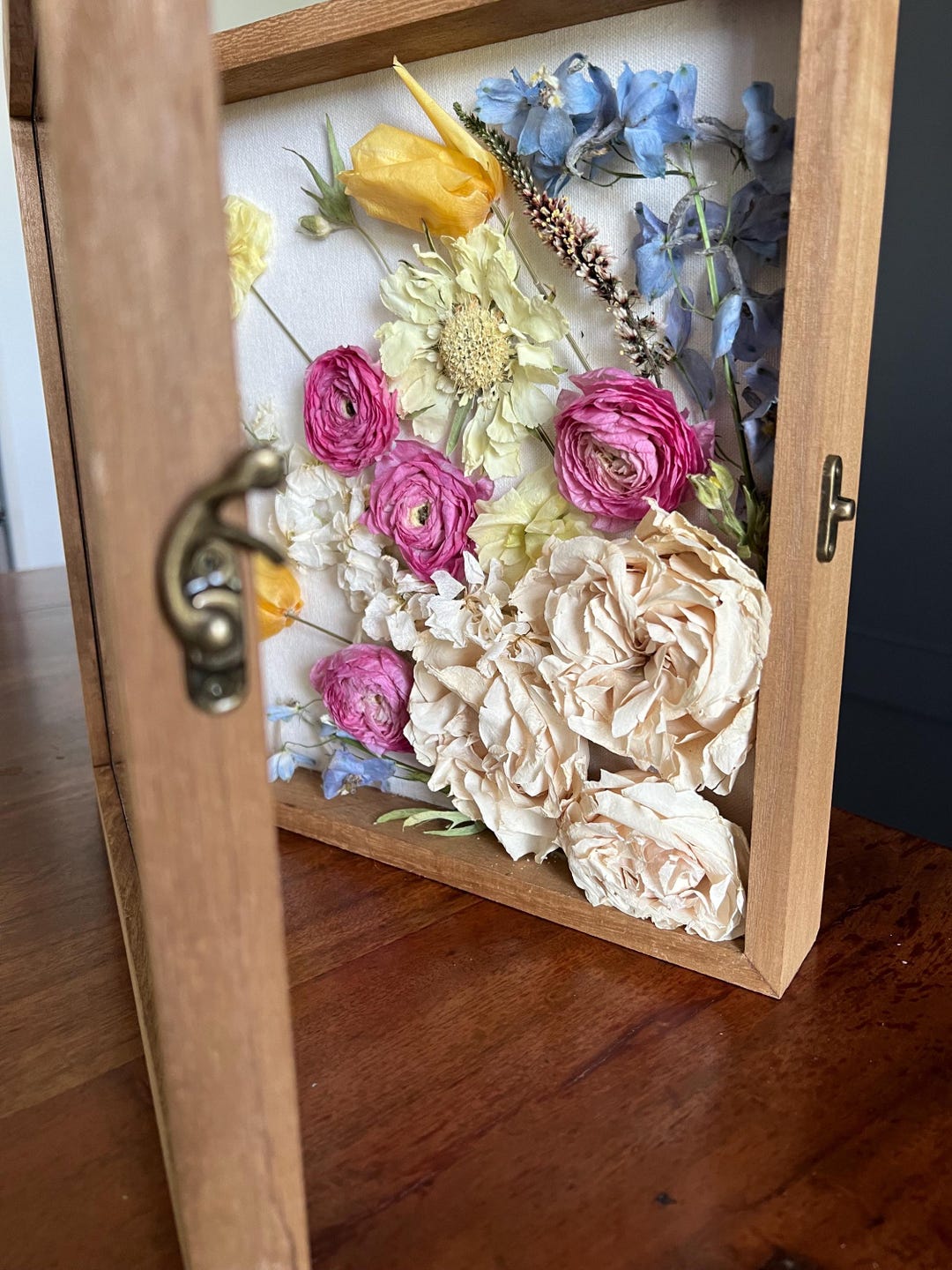 Keepsake Bridal Bouquet Preservation, 11x14 Shadow Box Display Case ...
