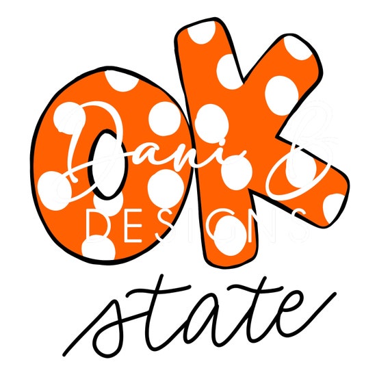 OK State Digital Download Sublimation Design Hand Drawn - Etsy