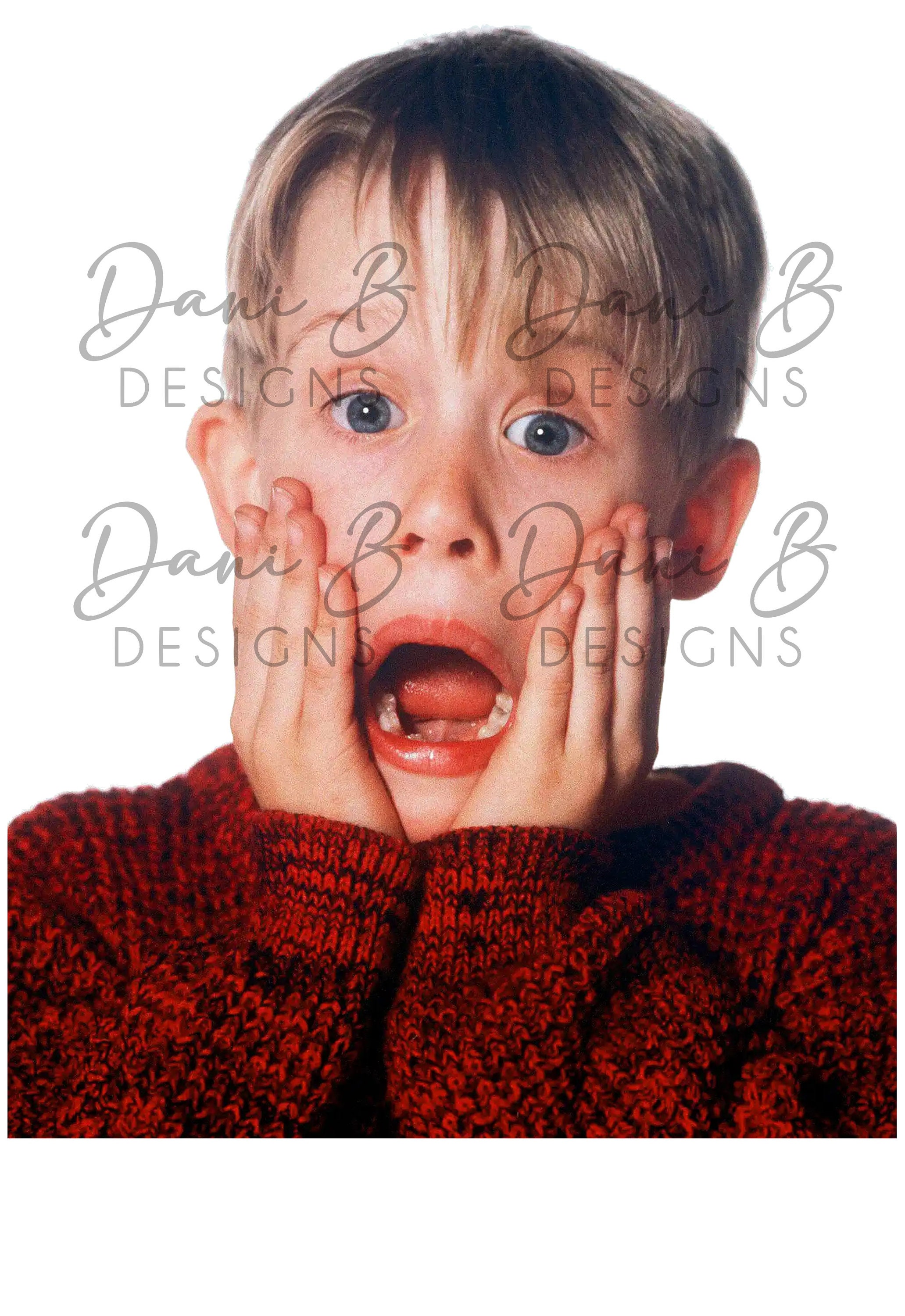 Home Alone Digital Image | Kevin | Png | Jpg | Color | Black and White ...