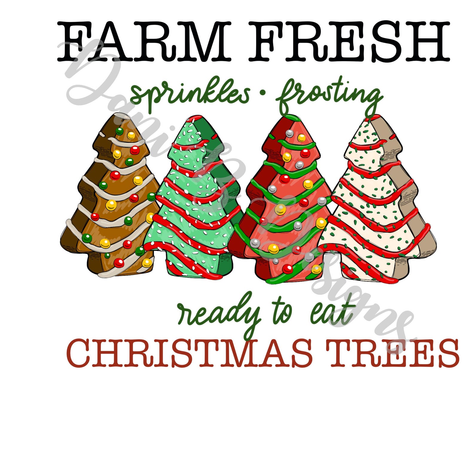 Christmas Tree Cake, Tree Cake, Christmas Cake, Digital Image, Wall Art ...