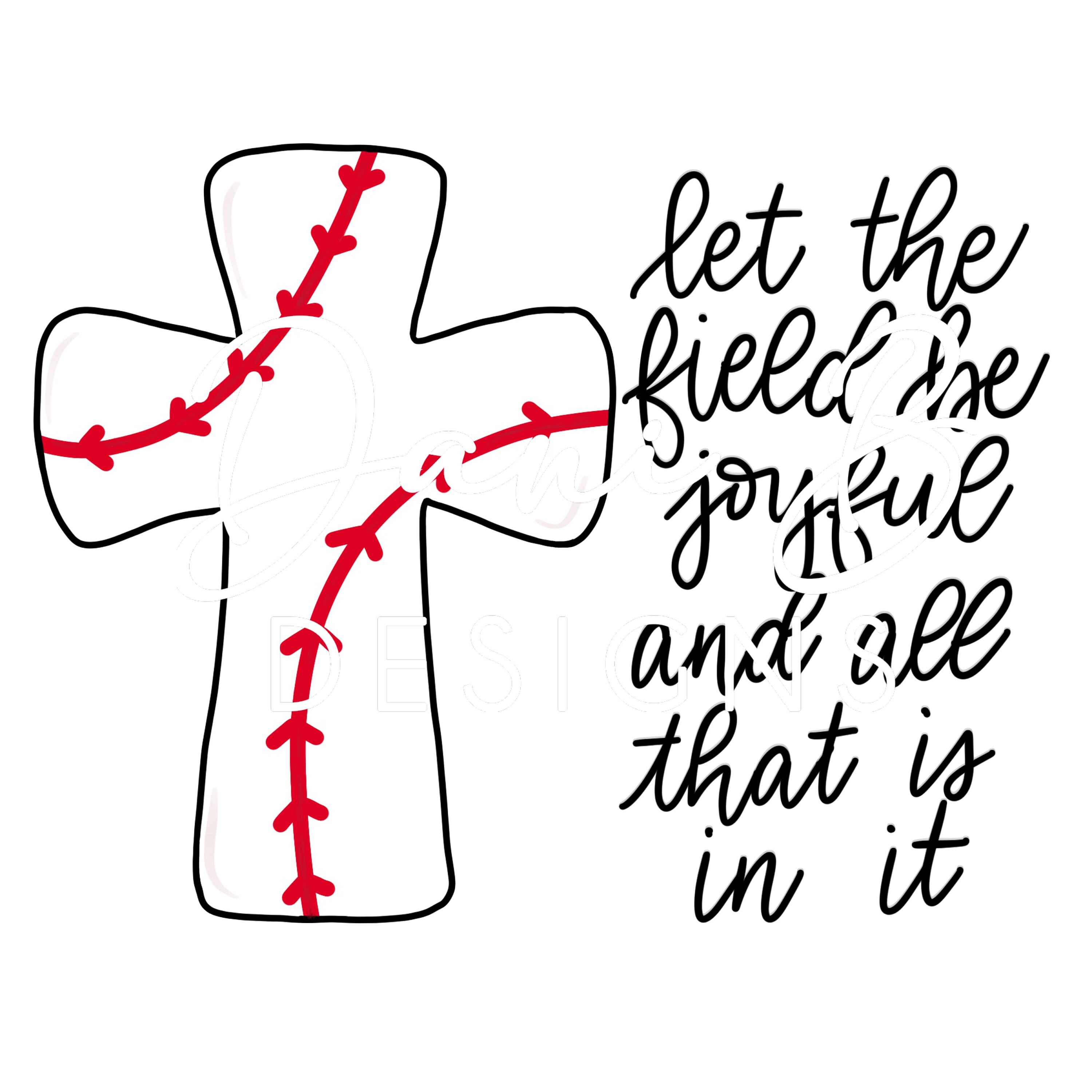 Baseball Cross | Digital Download | Sublimation Design | Hand Drawn ...