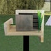 Minimalistic Bird Box, West Coast Modern, Architectural Bird House ...