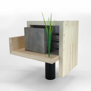 Minimalistic Bird Box, West Coast Modern, Designer Home for Birds - Etsy