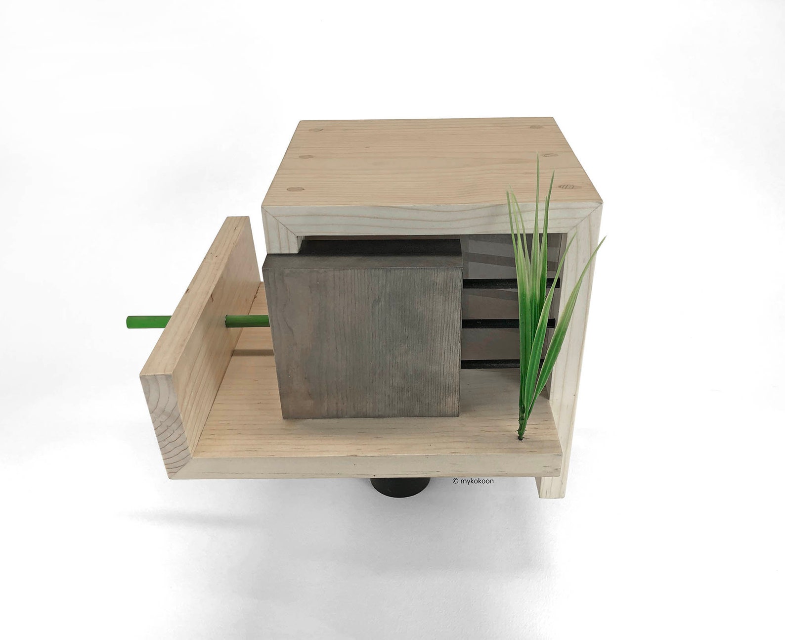 Minimalistic Bird Box, West Coast Modern, Architectural Bird House ...