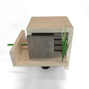 Minimalistic Bird Box, West Coast Modern, Designer Home for Birds - Etsy