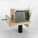 Minimalistic Bird Box, West Coast Modern, Architectural Bird House ...
