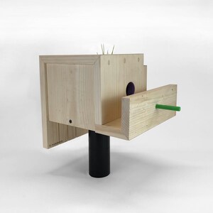 Minimalistic Bird Box, West Coast Modern, Designer Home for Birds - Etsy