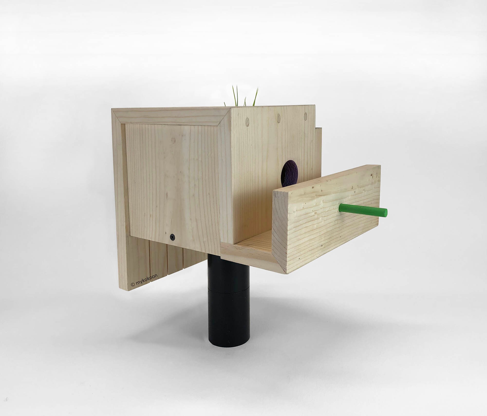 Minimalistic Bird Box, West Coast Modern, Architectural Bird House ...