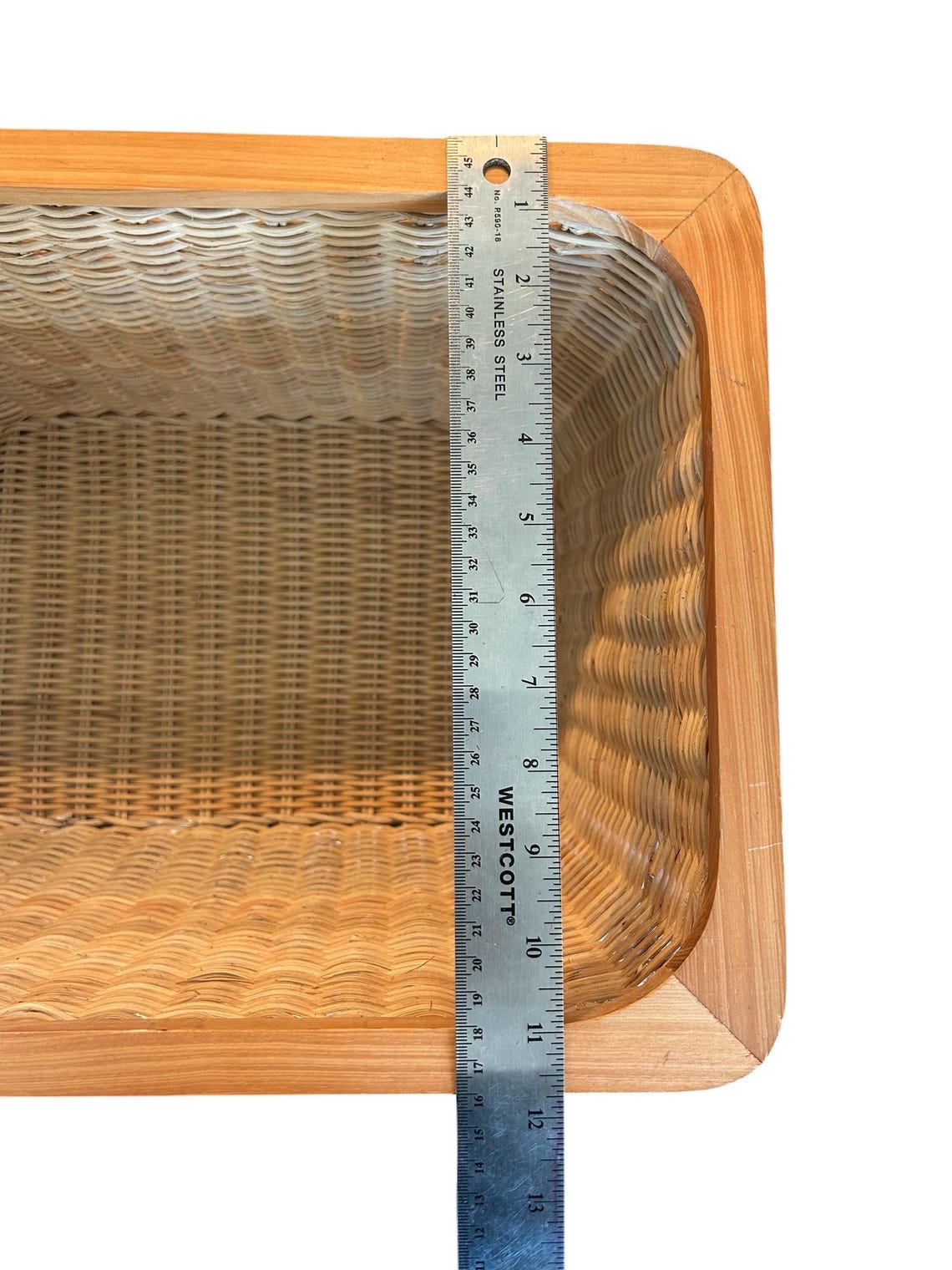 Vintage IKEA Replacement Basket Bin Wicker Wood Trofast Shelf - Etsy