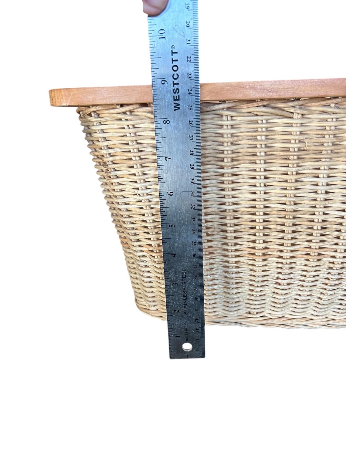 Vintage IKEA Replacement Basket Bin Wicker Wood Trofast Shelf - Etsy