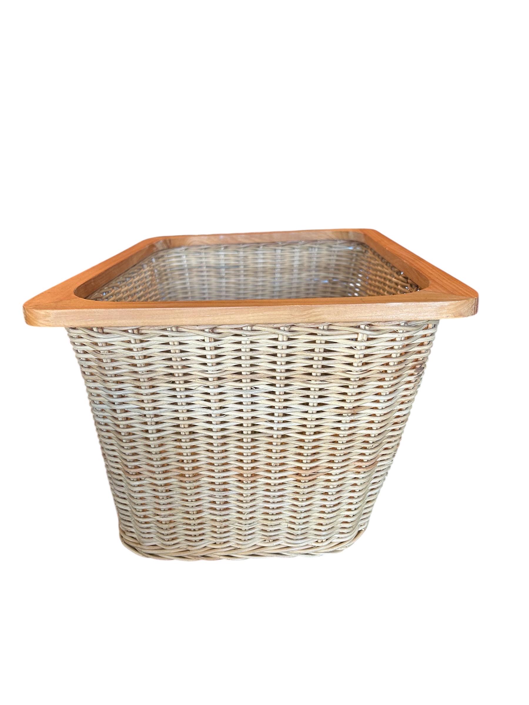 Vintage IKEA Replacement Basket Bin Wicker Wood Trofast Shelf - Etsy