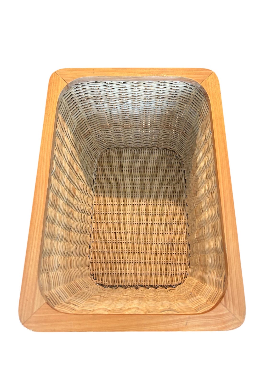 Vintage IKEA Replacement Basket Bin Wicker Wood Trofast Shelf - Etsy