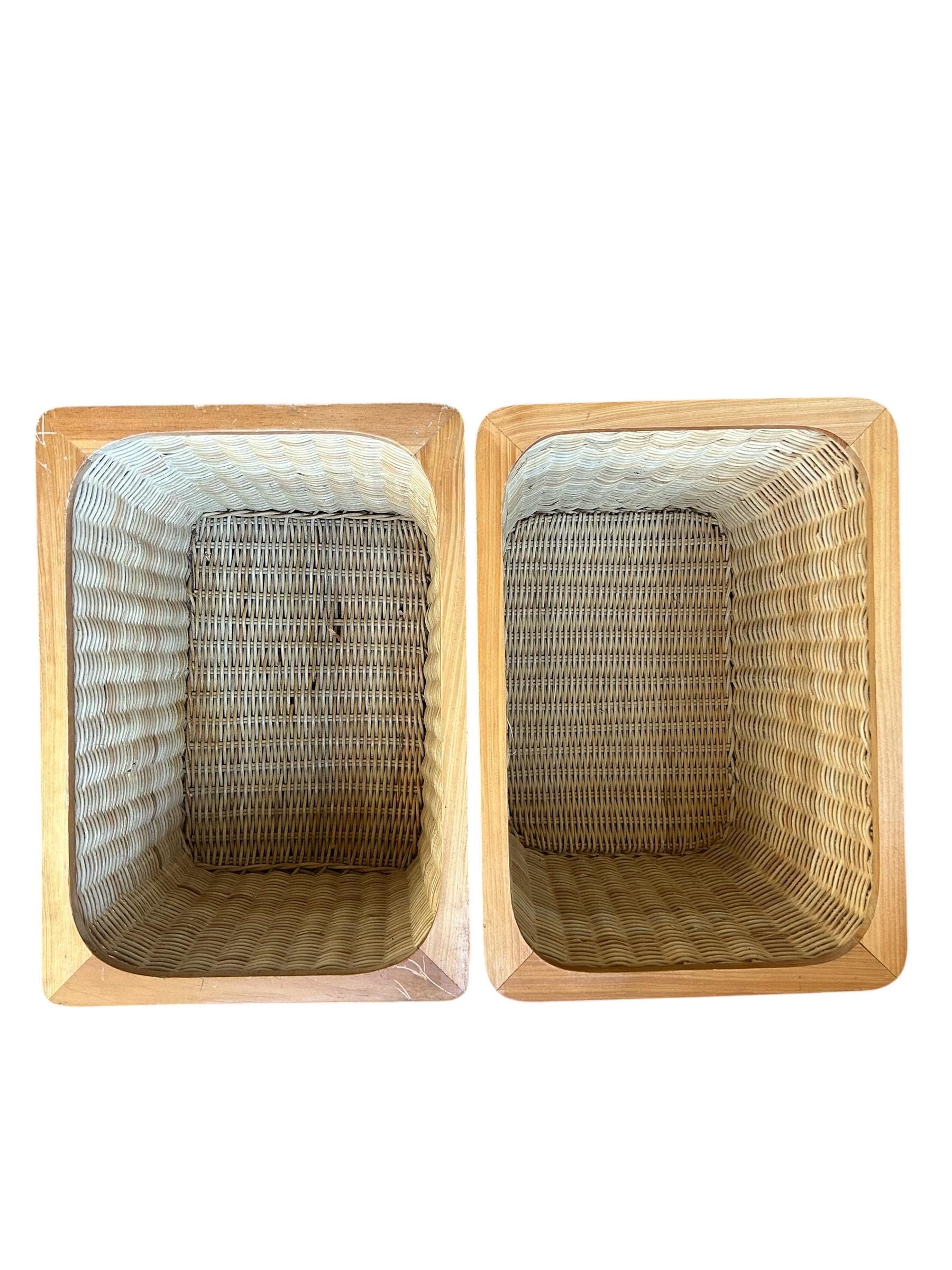 Vintage IKEA Replacement Basket Bin Wicker Wood Trofast Shelf - Etsy