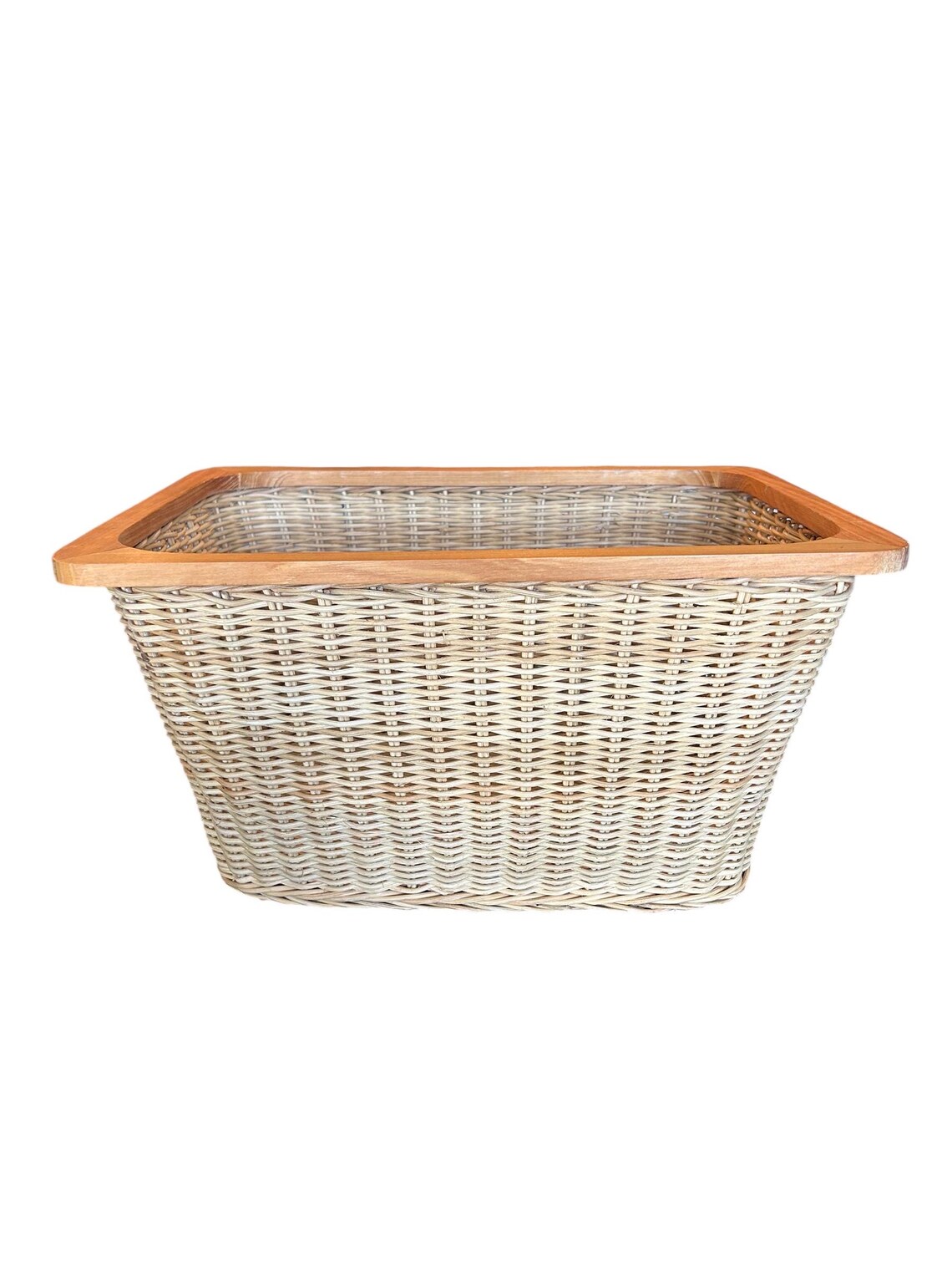 Vintage IKEA Replacement Basket Bin Wicker Wood Trofast Shelf - Etsy
