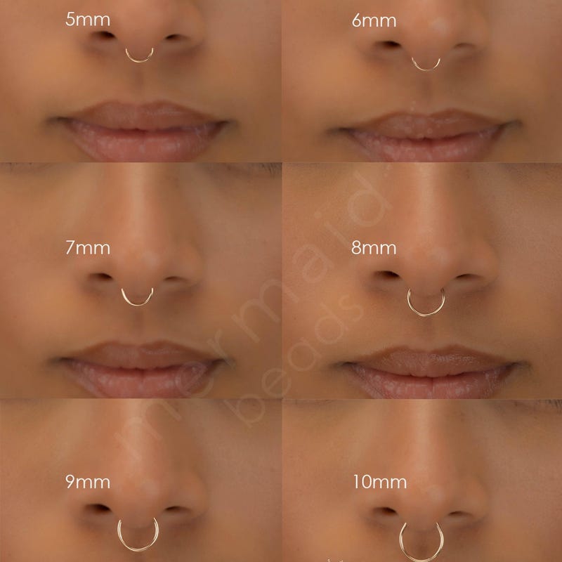 Sterling Septum 4 Mm - Etsy