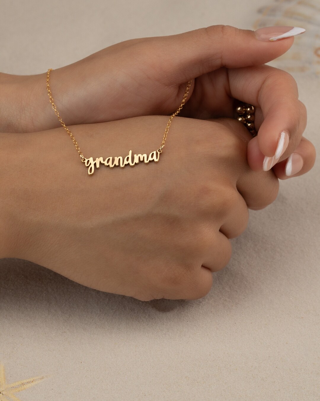 GRANDMA PERSONALIZED NAME Necklace • Abuela Gigi Grammy Grandmother ...