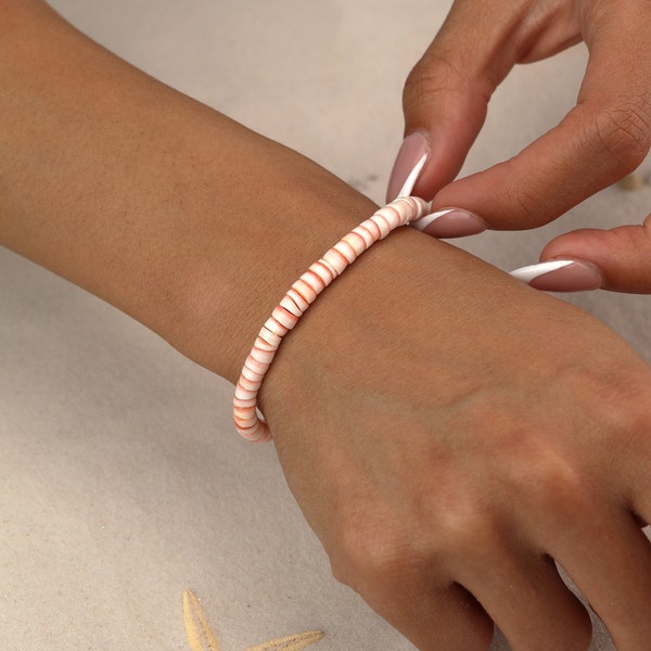 Shell Bead Bracelet - Etsy