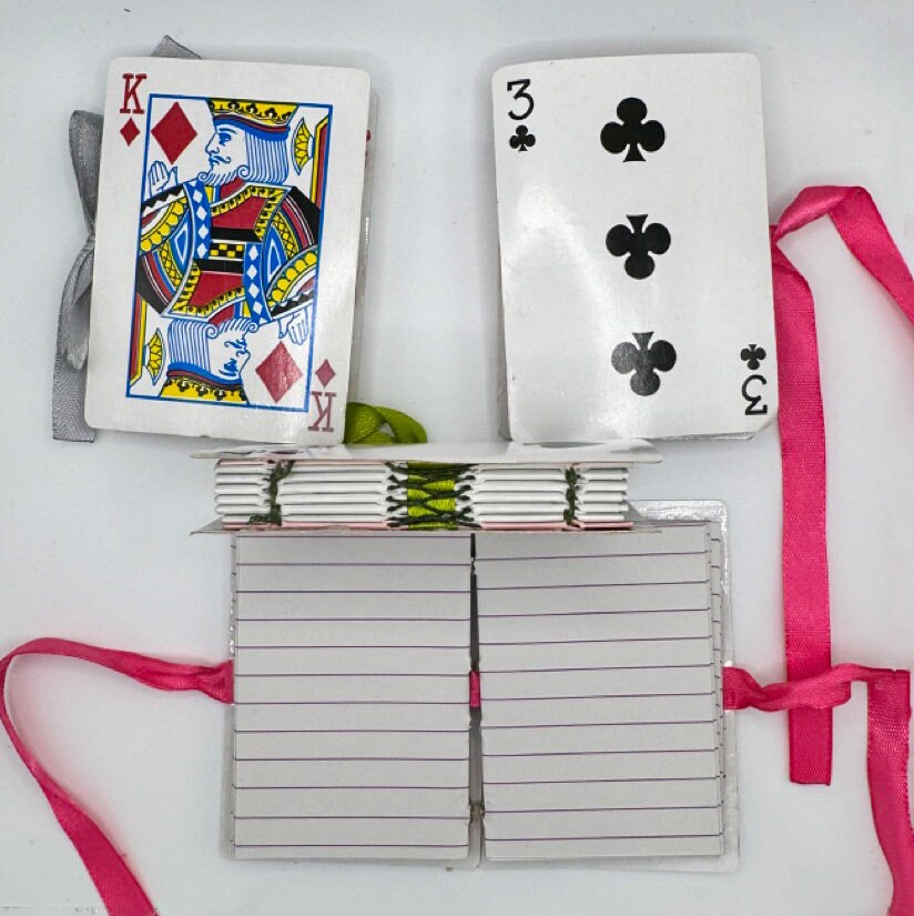 Mini Notebook Playing Cards Back to School Planner Gift Miniature ...