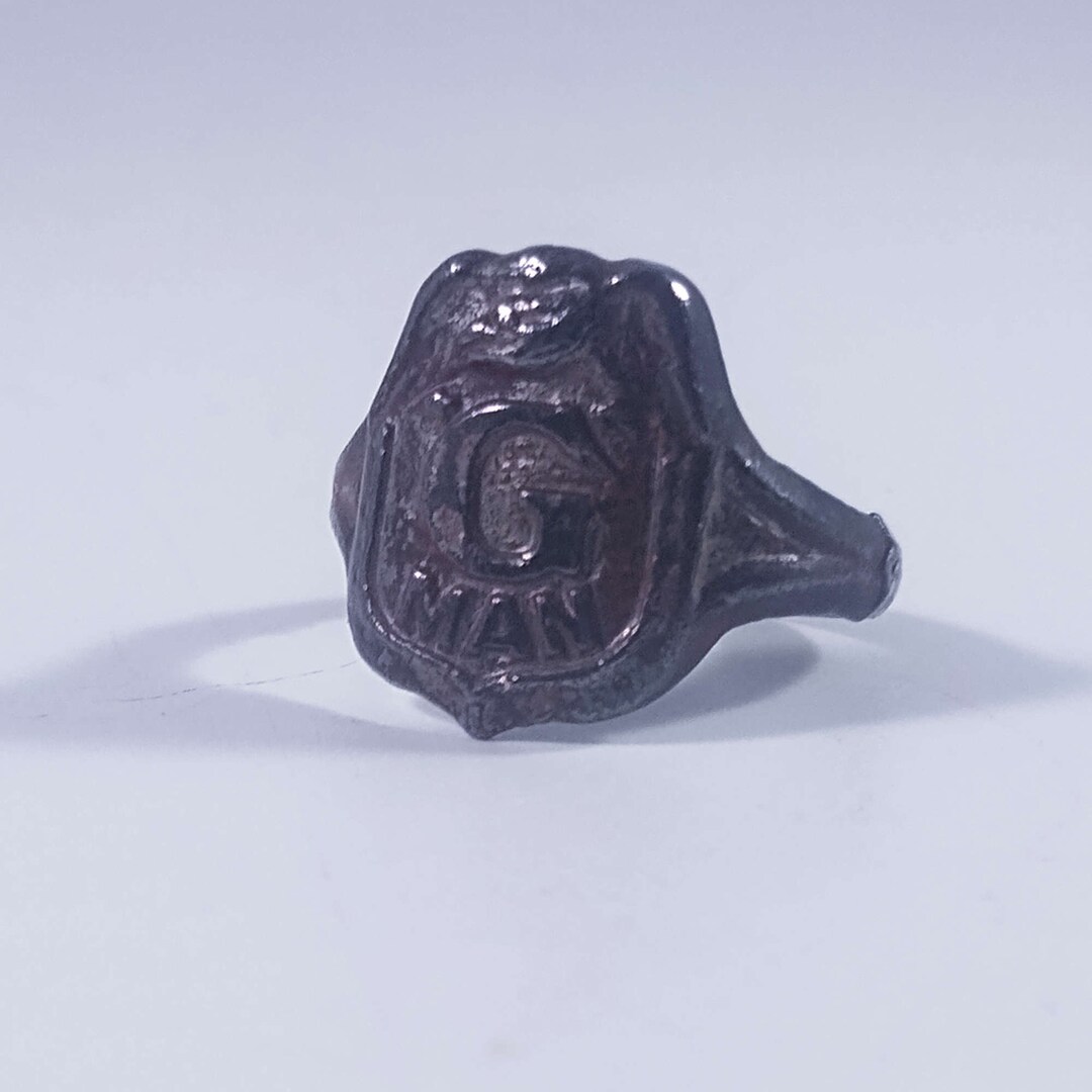 Vintage G-man Ring – 1930s-40s Radio Show Premium, Size 4 - Etsy