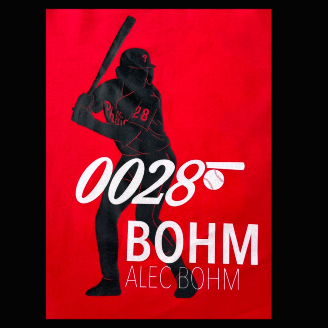 Alec Bohm T-shirt, Alec Bohm Batting, Phillies, Philadelphia Phillies ...