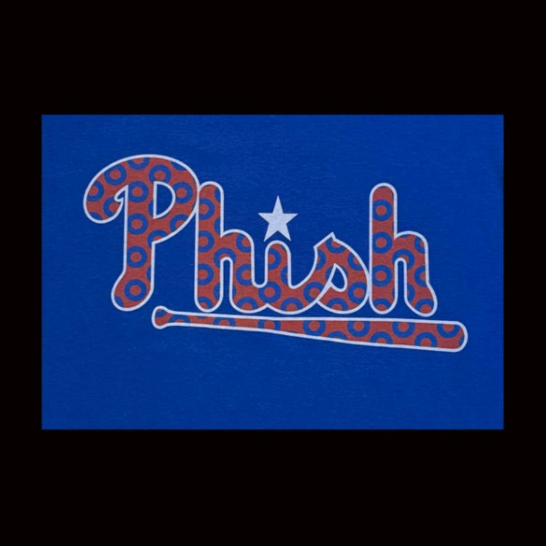 Phish Tshirt, Dark Blue Phish Phillies Inspired Tshirt, Phish Tshirt ...
