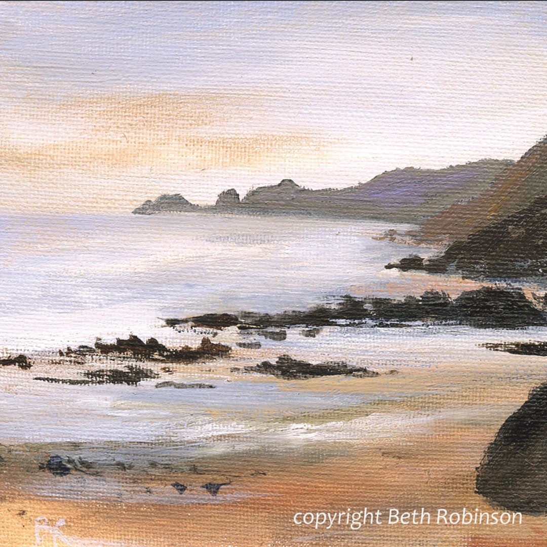 Greetings Card: Monkstone Point - Etsy UK