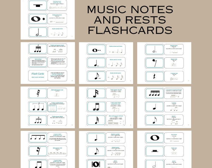 Treble Clef Memory Game Beginner Music Note Education Music Teacher ...