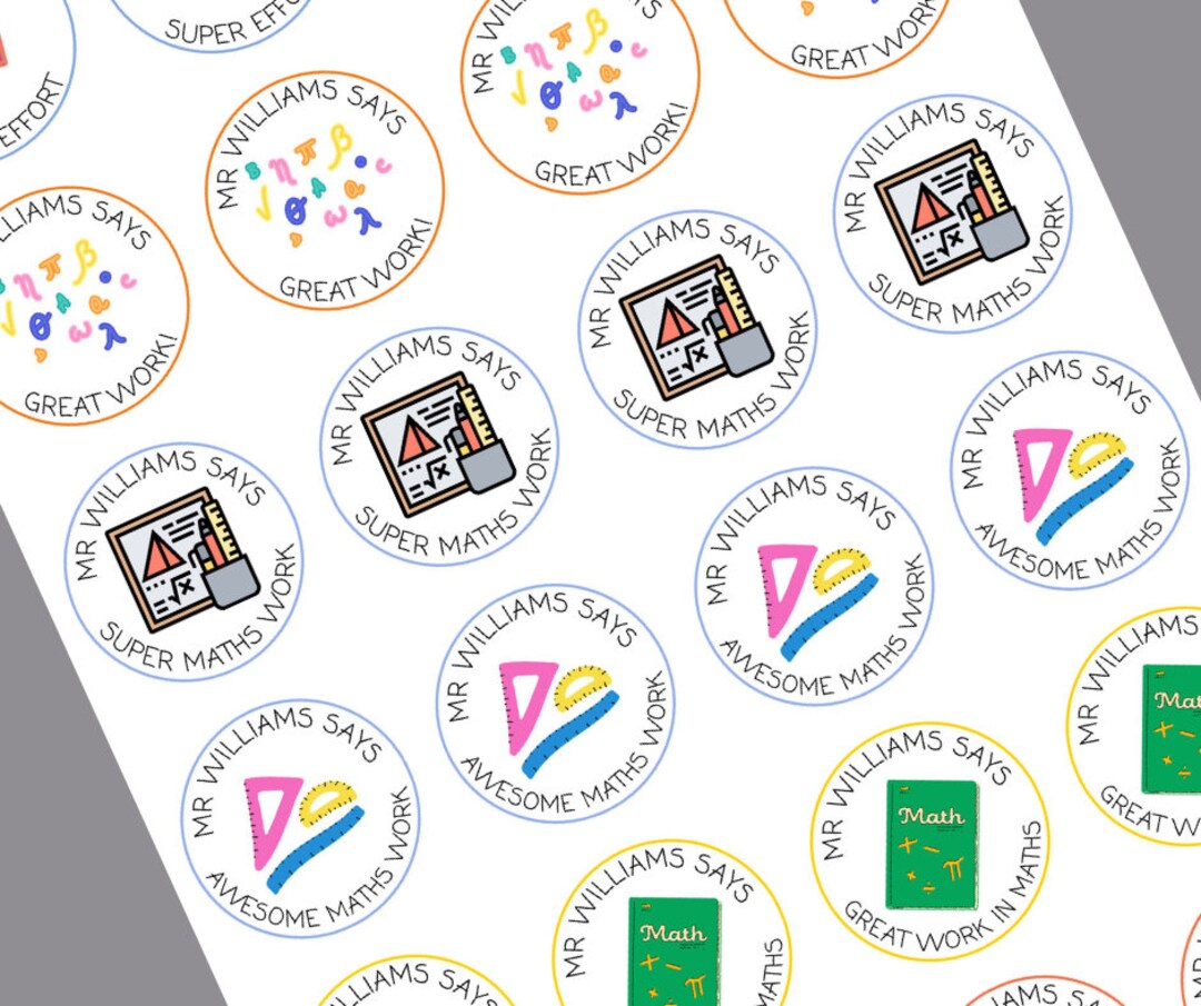 Maths Teacher Stickers, Well Done Stickers, Maths, Great Work, Maths ...