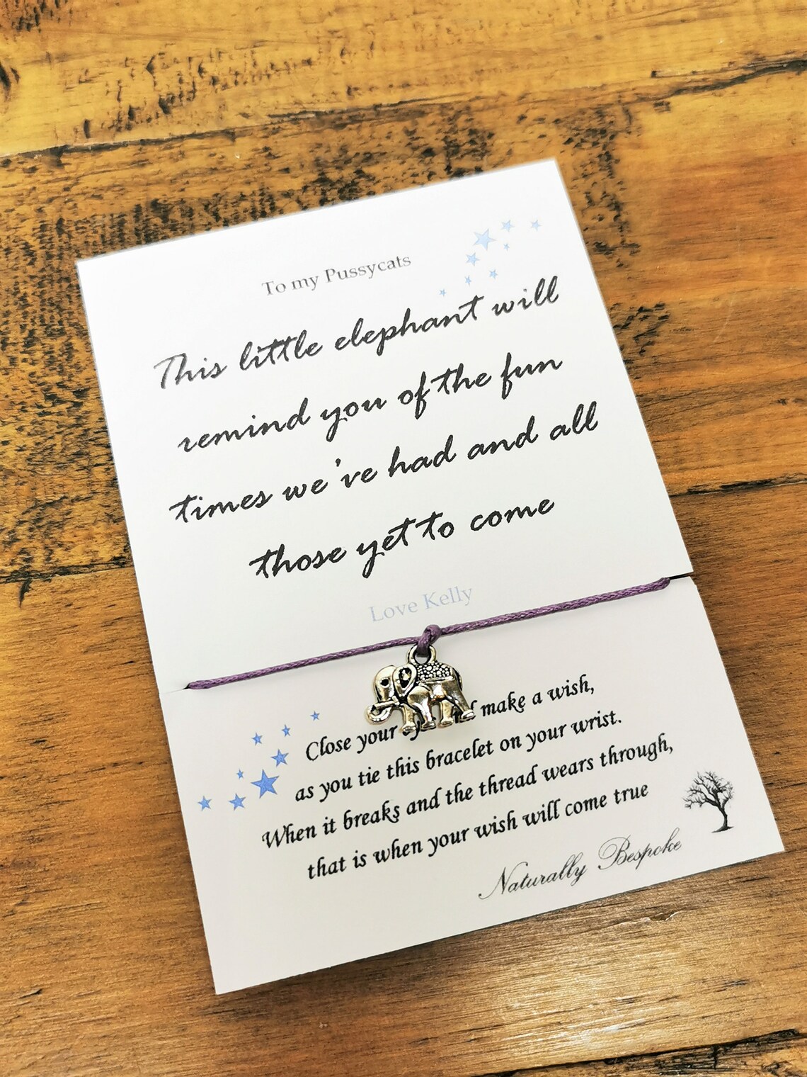Elephant, Wish Bracelet, Friendship Bracelet, Best Friend, BFF, Sister ...