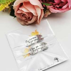 Personalised Trainer Tags, Hand Stamped Trainer Tags, Running Gift ...