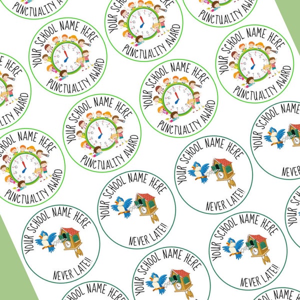 School Punctuality - Etsy