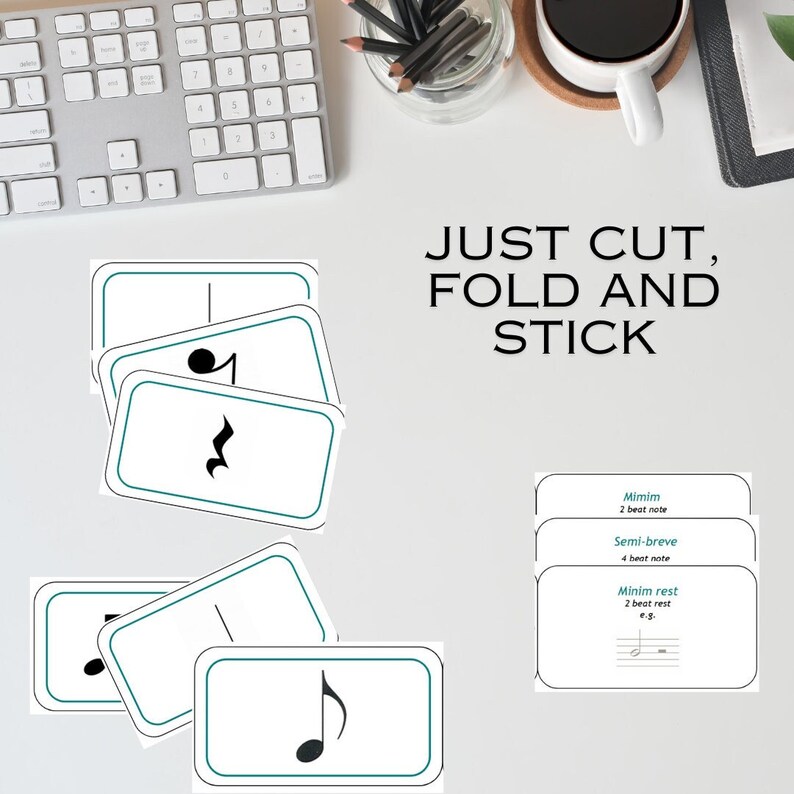 Music Note Value Flashcards, Music Flashcards, School, Learning Games ...