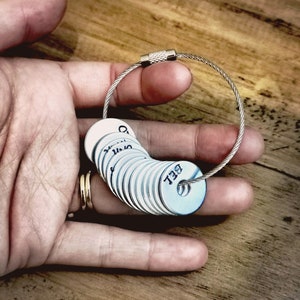 Travel Keychain Gift for Traveller Travel Rings Traveller | Etsy UK