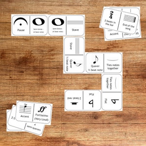 Music Theory Dominoes, Music Dominoes, School Games, Learning Games ...